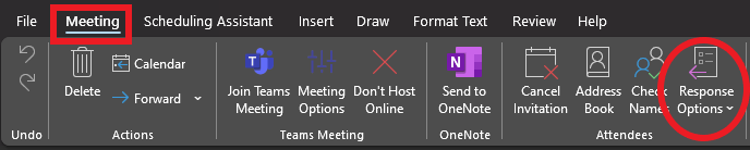Disable Responses When Sending Meeting Invites – UWDC Help Center Disable Responses When Sending Meeting Invites – UWDC Help Center